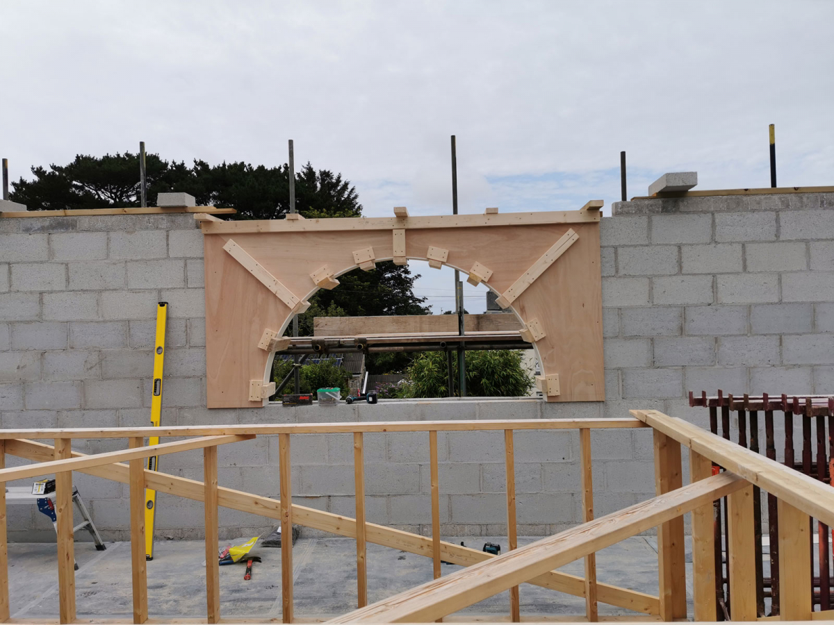 Arch Formwork - Carbis Bay, Cornwall - Kernow Coast Carpentry