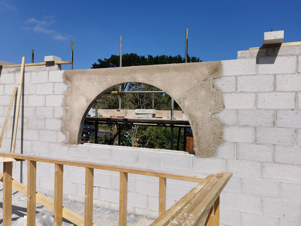 Arch Formwork - Carbis Bay, Cornwall - Kernow Coast Carpentry
